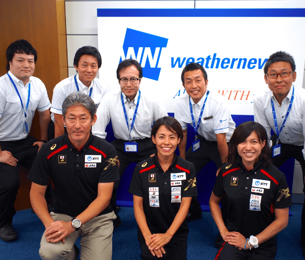 Weathernews Supports the Japan Teams with Weather Information ...