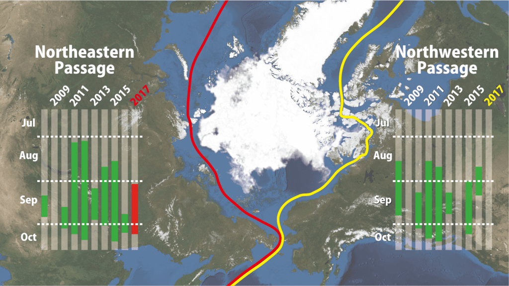 Weathernews Looks Back on Sea Ice in the Arctic Sea in 2017 ...