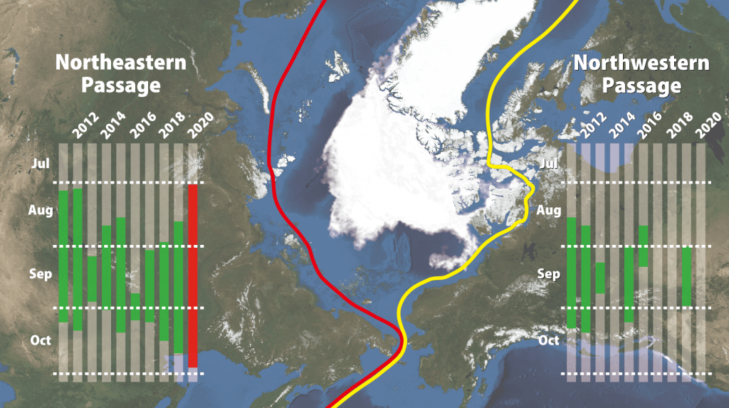 Arctic Ocean Sea Ice in 2020 | Weathernews Inc.
